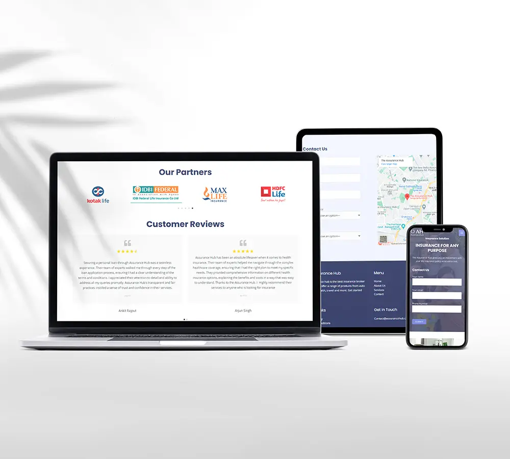 The Assurance Hub | Web Design
