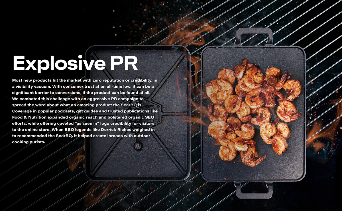 SearBQ Consumer Product Marketing | Product Marketing