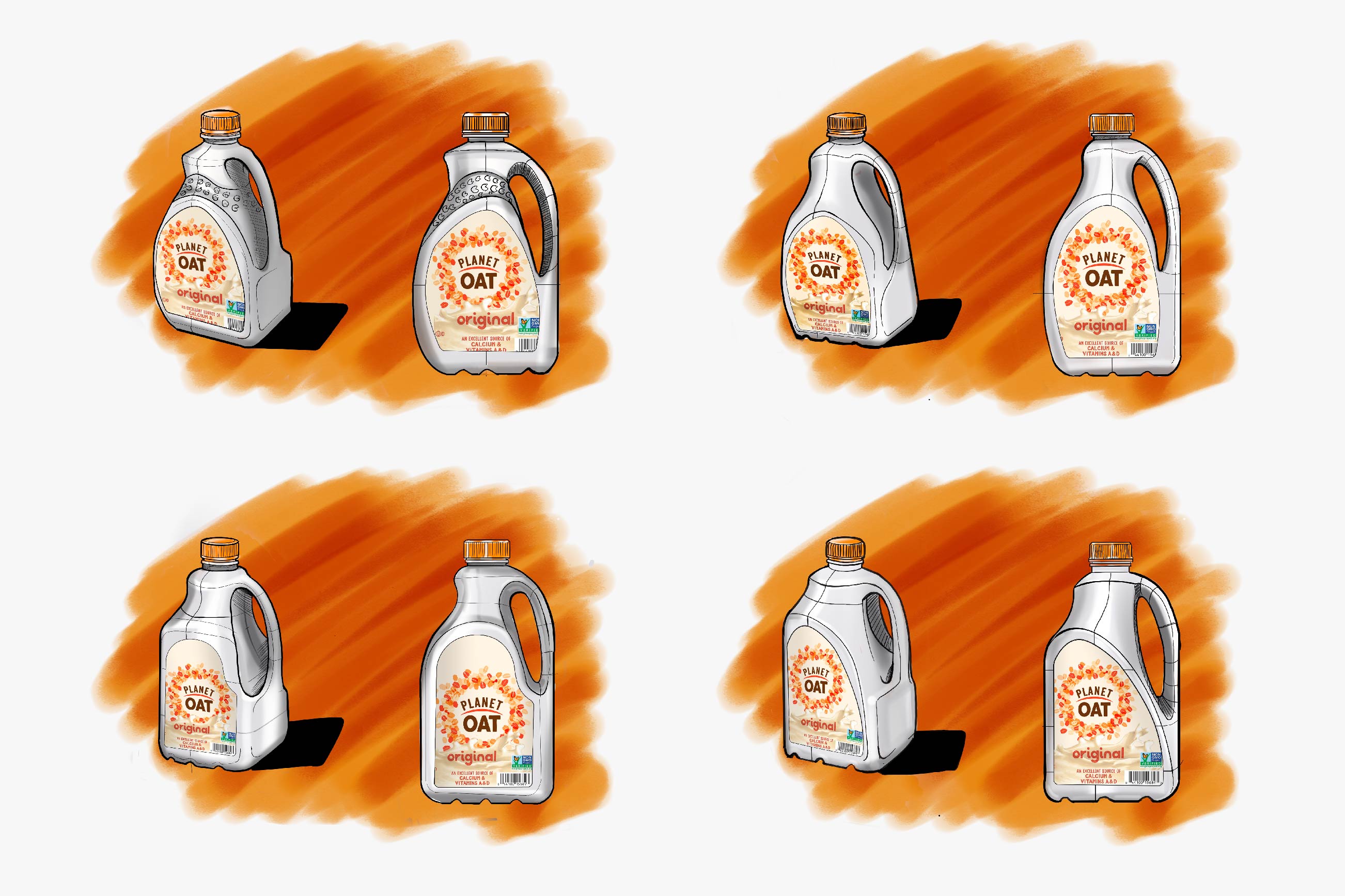 Planet Oat | Package Design