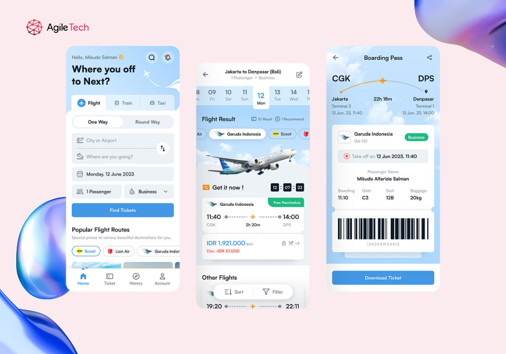 Development of a Major Airlines Flight Booking App for Enhanced ...