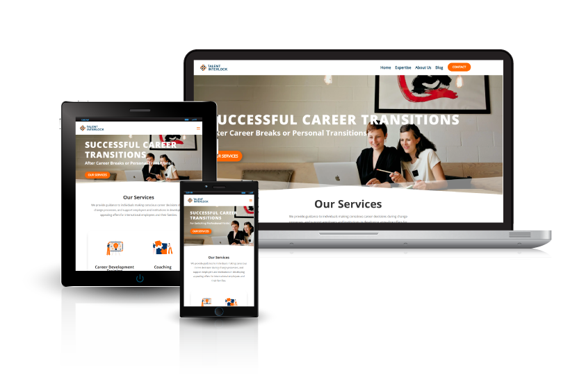 Personalized Website Redesign for Talent Interlock | Web Design