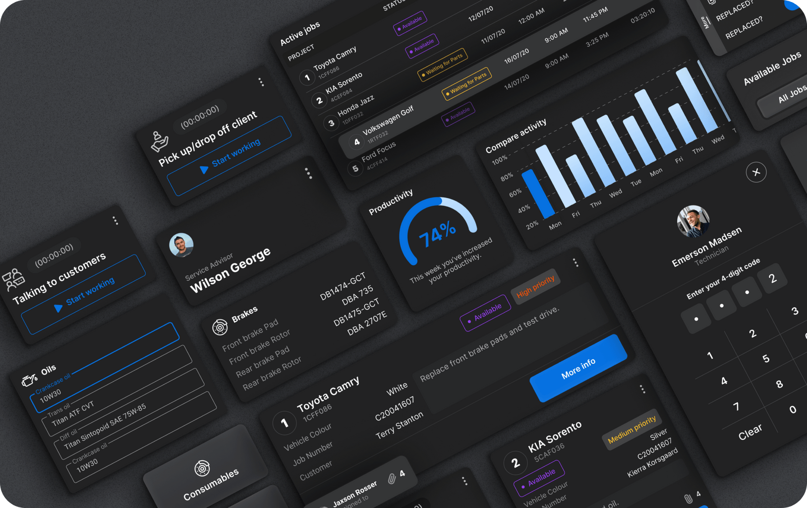 Workshop Mechanic App | User Experience