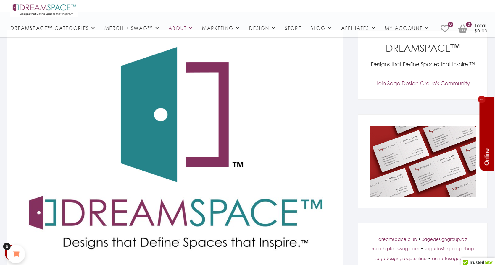 DREAMSPACE™ - Designs that define spaces that inspire.™ | Branding