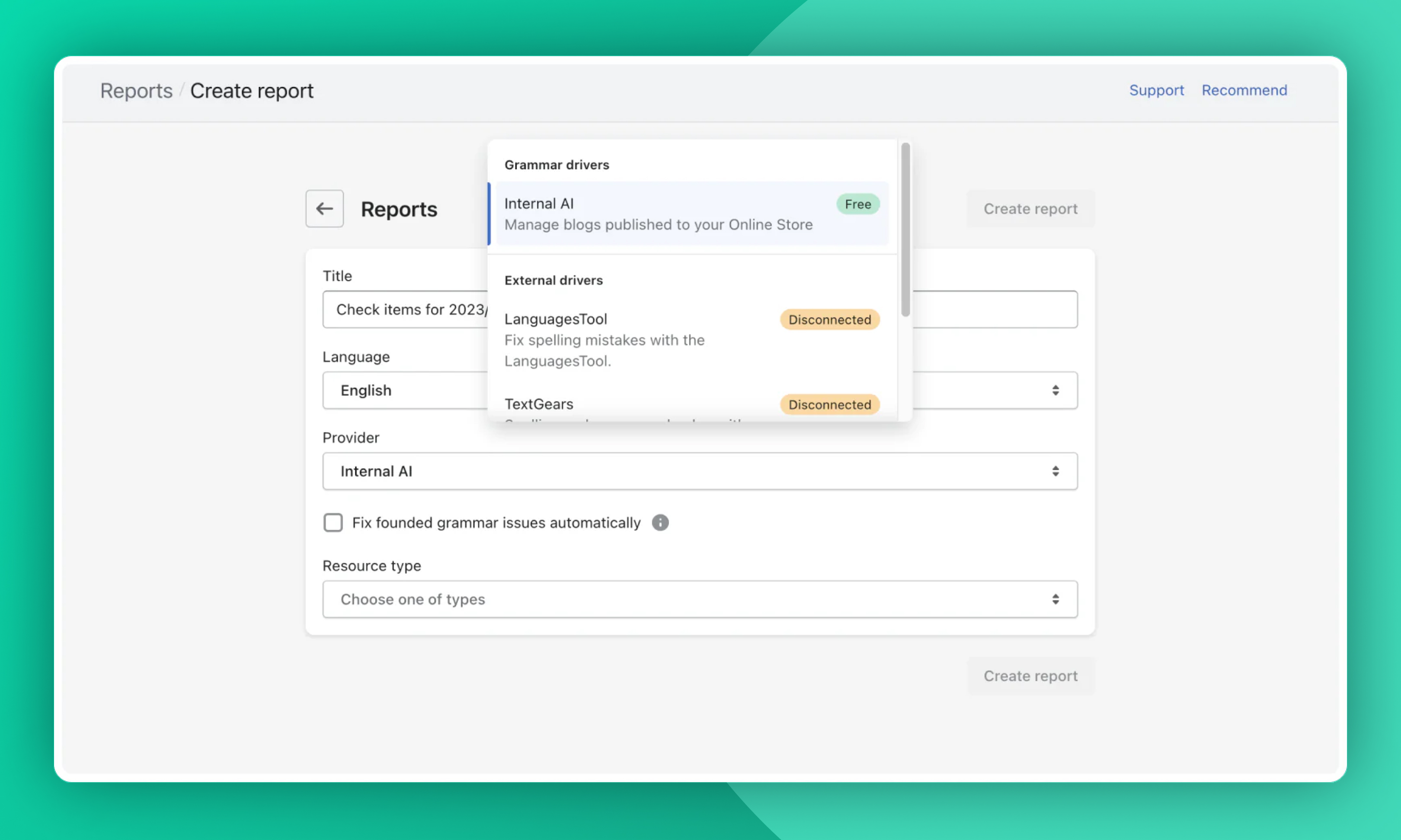Grammar Content Assistant | Shopify App | Shopify