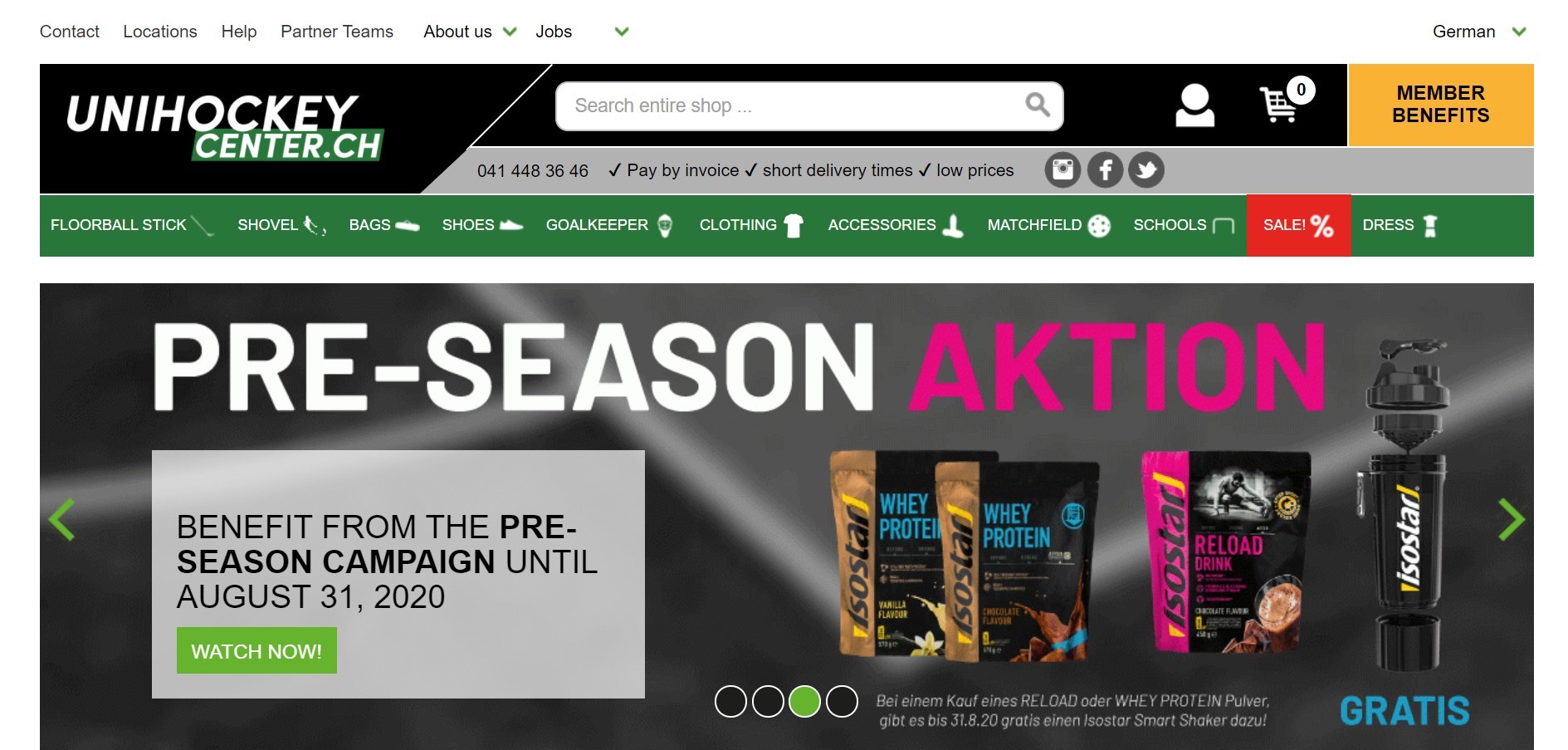 Unihockey: Magento Website Development | eCommerce Development