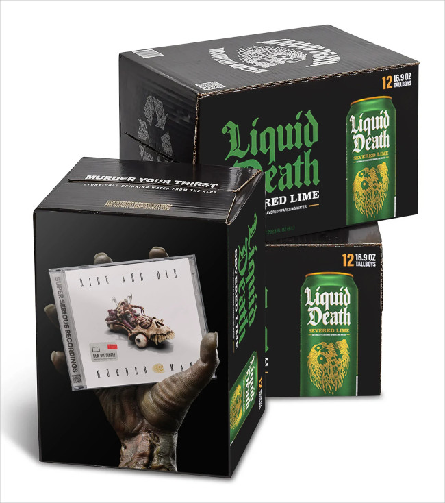 Liquid Death and Super Serious Debut Box Art by Terry Crews | DesignRush