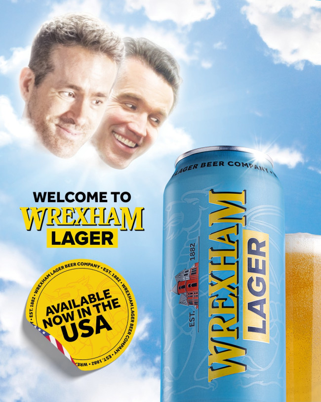 Wrexham Lager Debuts in 29 US States | DesignRush