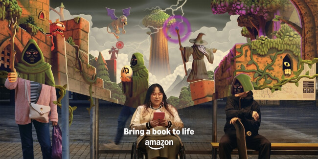 Amazon Books Campaign by Droga5 Revives Reader Imagination | DesignRush