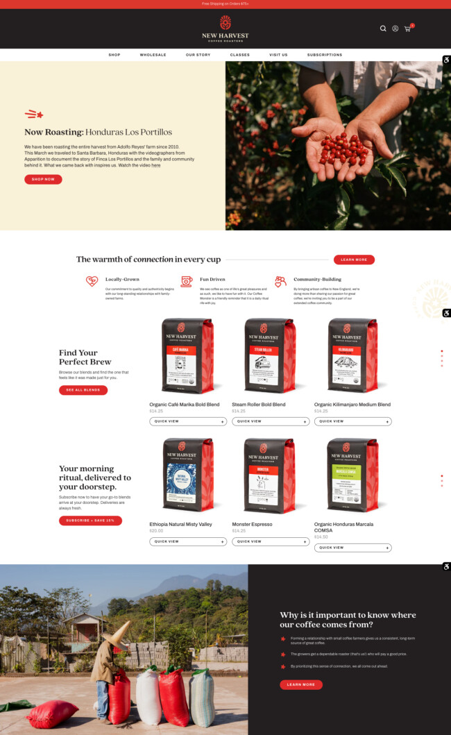 Top Café Website Designs That Convert: Strategic Visuals & UX Patterns ...