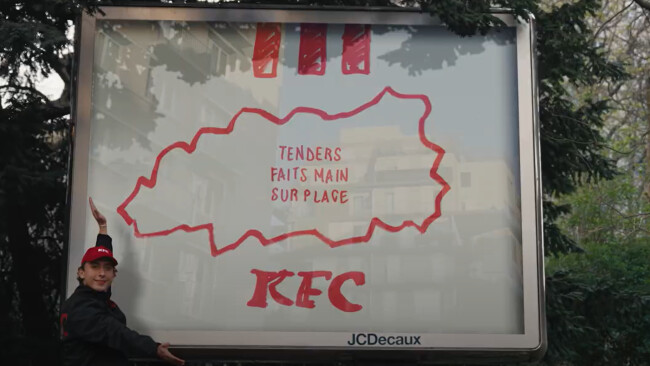 KFC, Havas Paris Launch Handmade Billboard Ads | DesignRush