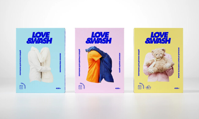 Love&wash Packaging Design | DesignRush
