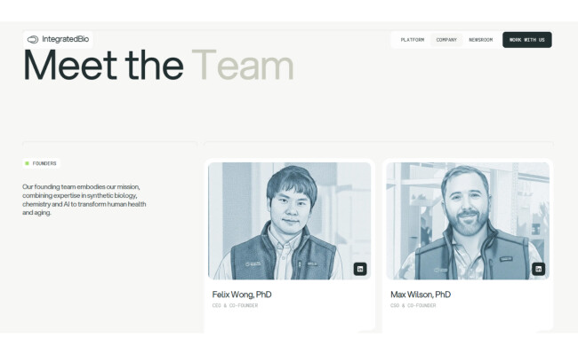 Integrated Biosciences Website Design | DesignRush