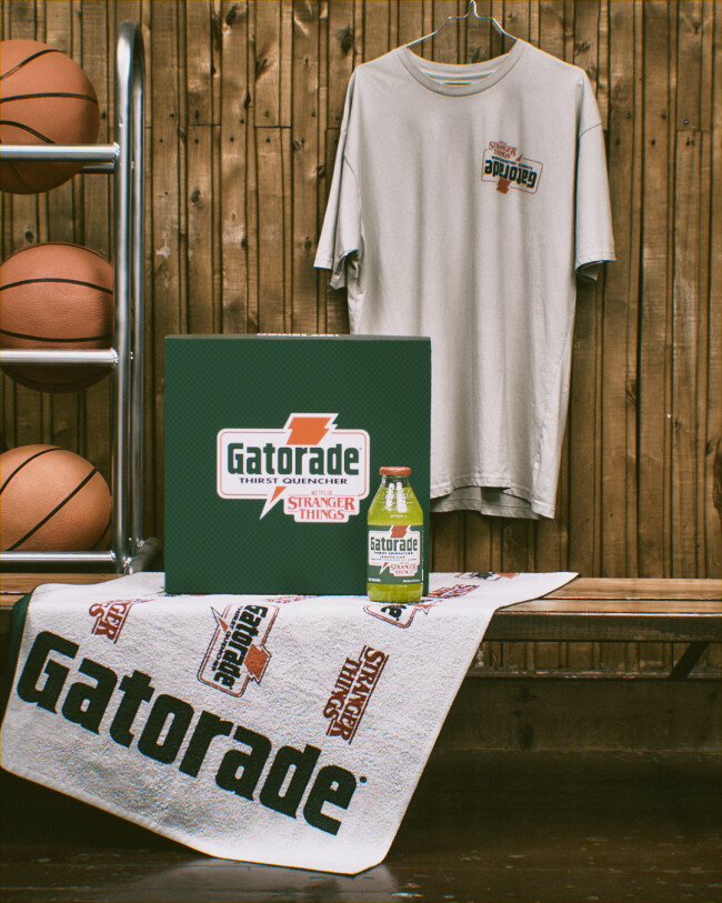 Gatorade x 'Stranger Things:' Retro Ad Gets a Dark Twist | DesignRush