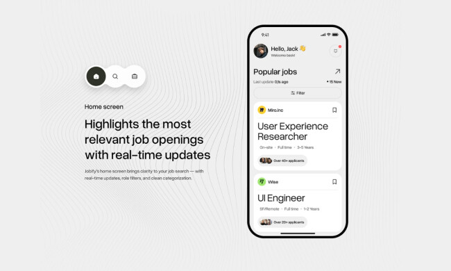 Jobify App Design | DesignRush