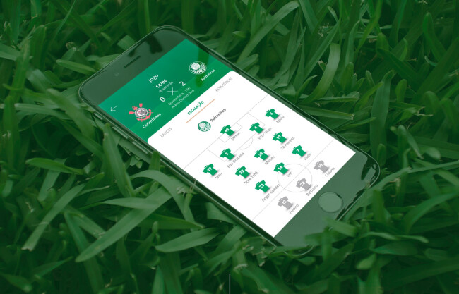Palmeiras App Design | DesignRush