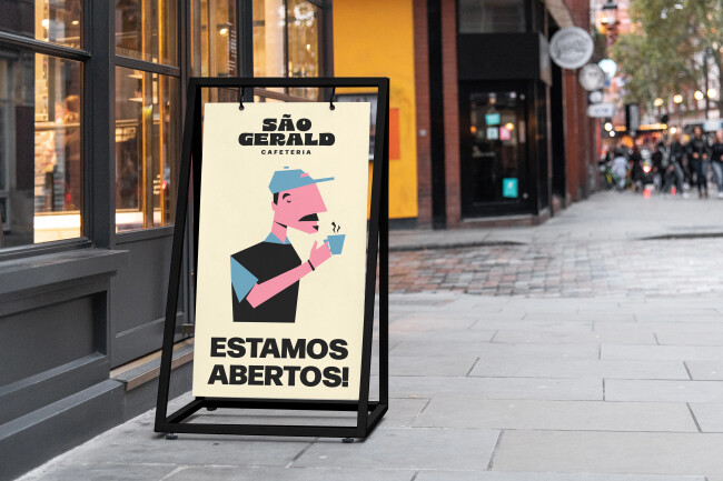 São Geraldo Cafeteria Print Design | DesignRush