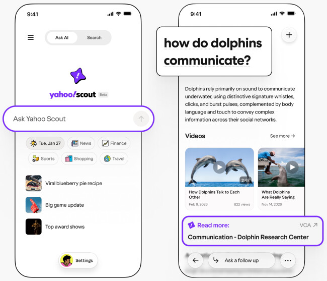 Yahoo Scout Launches as Built-In AI Answer Engine | DesignRush
